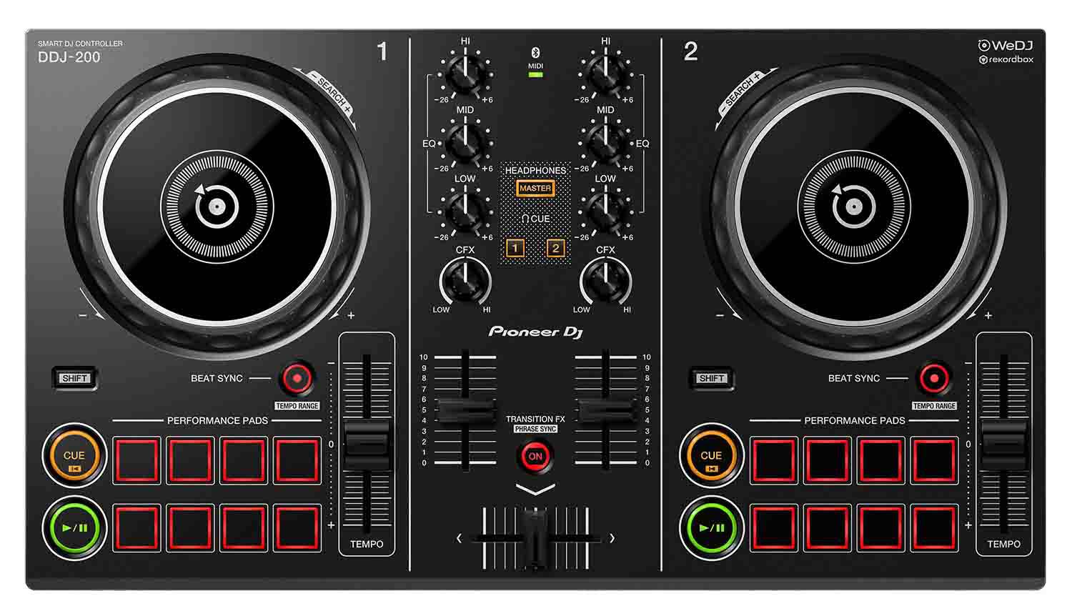 Pioneer DDJ-200 DJ Controller Party Pack 1 DJ Package – Feedht.com